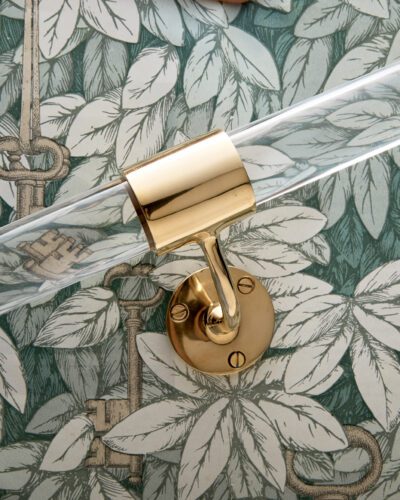 Custom Elegant Lucite Brass Handrail Railing | Luxholdups