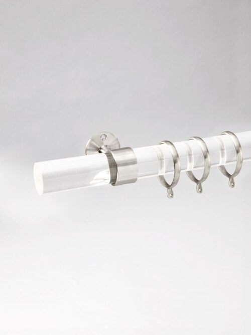 Buy Round Lucite Curtain Rod | Drapery Hardware