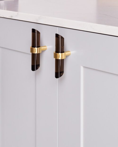 Angled Lucite Straight Toggle Knob - Night | Pulls & Handles | Luxholdups