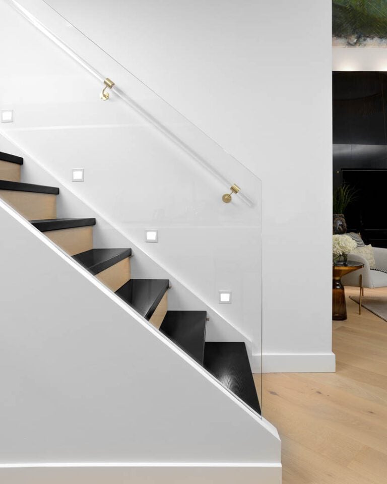 Custom Elegant Lucite Brass Handrail Railing | Luxholdups