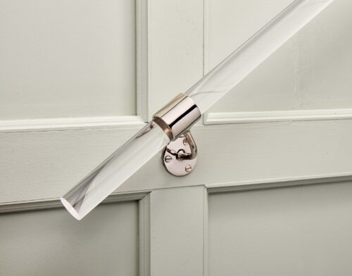 Custom Elegant Lucite Brass Handrail Railing | Luxholdups
